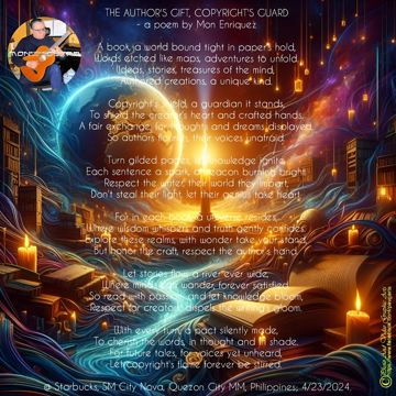 THE AUTHOR'S GIFT, COPYRIGHT'S GUARD - an audio-poem (2:29') by Mon Enriquez & His Guitar | BandLab