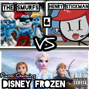 The Smurfs & Henry Stickman Vs. Disney Frozen (Rap Battle) by Piano ...