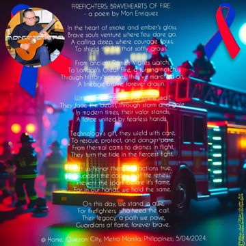 FIREFIGHTERS: BRAVEHEARTS OF FIRE - an audio-poem (1:58') by Mon ...