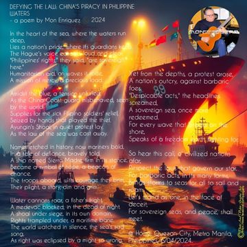 DEFYING THE LAW: CHINA'S PIRACY IN PHILIPPINE WATERS - an audio-poem (2:31') by Mon Enriquez ...