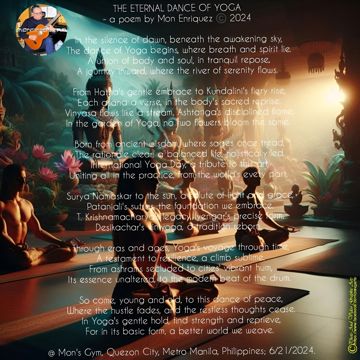 THE ETERNAL DANCE OF YOGA - an audio-poem (2:41') by Mon Enriquez & His Guitar | BandLab